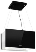 Klarstein Kronleuchter L, digestoř, 60 cm, ostrůvková, 590 m³/h, dotyková, LED, černá