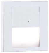 Paulmann 80002 Tsaro, svítidlo do stěny se senzorem, 1W LED 2700K, matná bílá, 8x8cm
