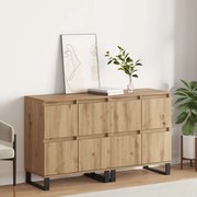 Servírovací skříň 2 ks Artisanový dub 60 x 35 x 70 cm 3394546