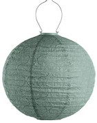 SOLÁRNÍ LAMPÁŠ ROUND 38,5X40 CM ZELENÁ