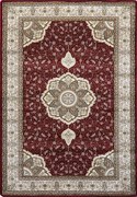 BE Koberec Anatolia 5328 RED - červený obdélníkový Rozměr: 70x100 cm