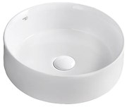 BPS-koupelny Keramické umyvadlo na desku HYD-LA-WH-360 ø36 cm, bílé