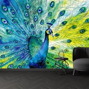 Fototapeta - Páv (245x170 cm)