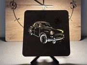 Li-Go "Embéčko" lampa 19x19cm provedení povrchu: jedle