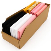 KARTON PAK Úložné boxy na oblečení, organizéry do skříně EKO KARTON 15x54cm