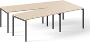 NARBUTAS - Jednací stůl NOVA v-shaped 261x195 cm