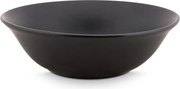 vtwonen Matt Black miska Ø15 cm, černá matná (Střední porcelánová miska na snídaně nebo polévky)