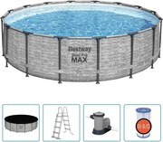 Bestway Kulatý bazén Power Steel 488 x 122 cm