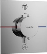 Hansgrohe ShowerSelect Comfort E, termostat pod omítku pro 2 spotřebiče, chromová, HAN-15572000