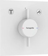 Hansgrohe DuoTurn E, baterie pod omítku pro 2 spotřebiče, bílá matná, HAN-75417700