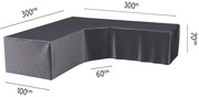 Platinum designové zahradní ochranné plachty na nábytek AeroCovers (300 x 300 x 100 cm)