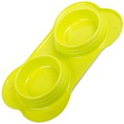 Przyjaciele Dvojitá miska na krmivo pro psy/kočky 400 ml x 2