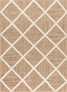 Dywany Łuszczów, Kusový koberec Spark 0708A beige/cream, 80x150, béžová, chodba / předsíň