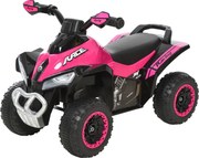 HOMCOM Dětské Pedálové Auto Go-Kart s Kluzákem pro Děti 18-36 měsíců s Světelnou Hudbou Plastová Ocel Růžová 67,5 x 38 x 44 cm | Aosom