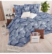 Povlečení bavlněné Alvaro modré EMI, Standardní set jednolůžko obsahuje 1x 140x200 + 1x 70x90