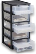 SUNDIS Úložný box s 5 vyššími zásuvkami, antracit, OFFICEMIX A4, 5A