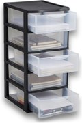 SUNDIS Úložný box s 5 vyššími zásuvkami, antracit, OFFICEMIX A4