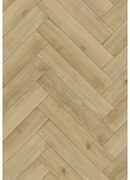 Mexen Charter Oak vinylové panely rybí kost 635 x 127 mm SPC 6,5 mm, podložka 1,5 mm, 4 V-drážka, Dub