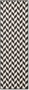 Ted Baker, Kusový koberec Ted Baker Haringey 106378 Black White, 80x200, černobílá, chodba / předsíň