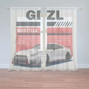 Sablio Záclony Nissan GTR 35 Godzilla: 2ks 150x250cm