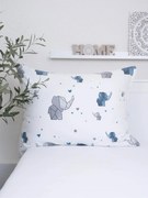 MK Lůžkoviny Bavlněný povlak na polštář Renforcé 70 x 90 cm - Sloni