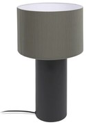 Černo-šedá stolní lampa s kovovým stínidlem (výška 50 cm) Domicina – Kave Home
