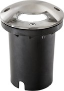 FAN I-HUMMER-R1 Pojízdné svítidlo Faro Carrabile Hummer Inox, stříbrné, 1 x GU10, 10,5 x 10,5 x 14,4 cm, IP67 - FANEUROPE
