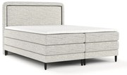 Světle šedá boxspring postel 200x200 cm Dove – Maison de Rêve