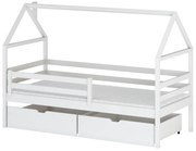 Legno Dětská postel ve tvaru domku Arnie bílá Rozměr (cm): 80x160