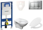Cenově zvýhodněný závěsný WC set Geberit do lehkých stěn / předstěnová montáž + WC Ceramia S-Line Pro 111.300.00.5NR7