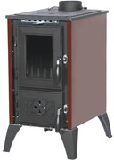 Krbová kamna 806 IGLO, 9 kW, litina, bordó
