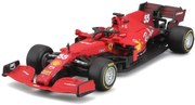 Bburago 1:43 ferrari racing f1 sf21 #55 (carlos sainz) s helmou