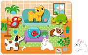 2Kids Toys Vkládací puzzle Mazlíčci