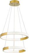 Toolight Toolight, LED závěsné osvětlení, 38W, 3000K, LHJ044-CP2, zlatá, OSW-60027