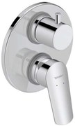 Duravit DuraStyle Basic - Baterie pod omítku, pro 2 spotřebiče, s tělesem, chrom N15210008010