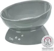 Trixie GmbH a Co.KG Miska keramická ergonomická XXL zvýš.0,35l 17cm šedáTR