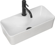 Rea Mery umyvadlo na desku 50x25 cm, bílá , REA-U0699