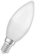 Antibakteriální LED žárovka E14 OSRAM LC CL B 4,9W (40W) neutrální bílá (4000K), svíčka
