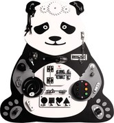 Montessori activity board Orientland Panda Ela Varianta: Bez stojanu - montáž na zeď