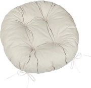 Bellatex Sedák Adéla prošívaný kulatý průměr 40 cm Šedá