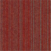 Tapibel, Kobercový čtverec Coral Lines 60380-50 červeno-šedý 50 x 50 cm, chodba / předsíň