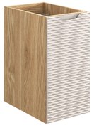 Comad Doplňková koupelnová skříňka nízká Ocean Beige 30 béžová/dub olejovaný