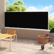 Zatahovací boční markýza 180 x 514 cm černá 313405