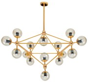 Toolight Stropní závěsná lampa zlatá APP267-15C