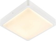 LA 1003449 AINOS SQUARE Outdoor, nástěnné a stropní LED svítidlo, bílé, spínač CCT 3000/4000K - BIG WHITE (SLV)