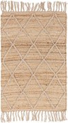 Ručně tkaný jutový koberec v přírodní barvě 60x90 cm Shaila – Bizzotto