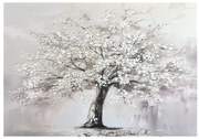 Obraz s ručně malovanými prvky 70x100 cm White Tree – Styler