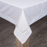 UBRUS KARIN 145X400 CM BÍLÝ