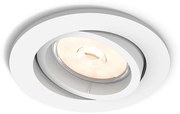 Philips myLiving - Zápustné LED svítidlo, průměr 9 cm, GU10, bílá 915005418301