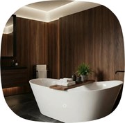 Tutumi Zrcadlo 70x70 cm s regulovatelným LED osvětlením HOM-01519